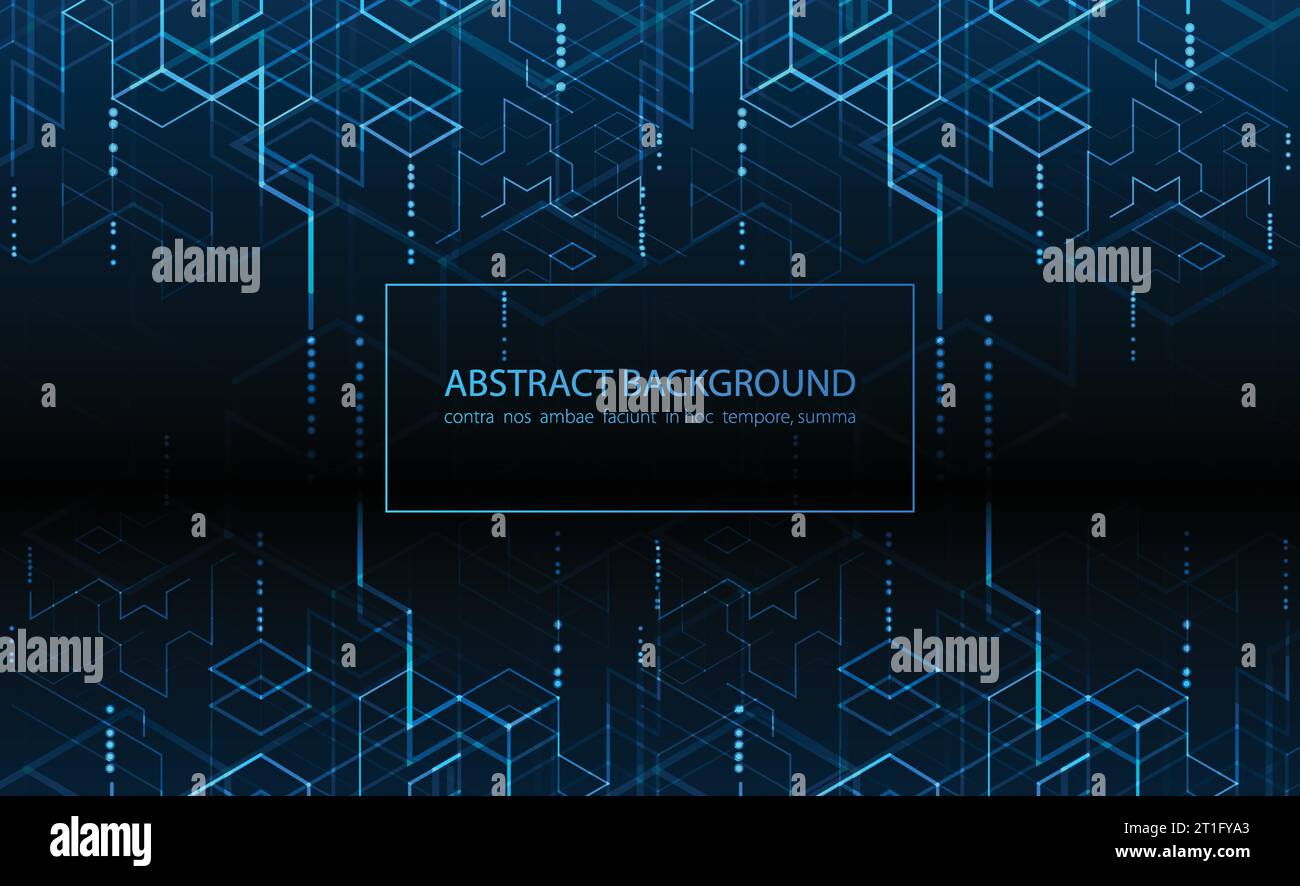 Vector illustration. Digital technology and engineering background Stock Vector Image & Art - Alamy