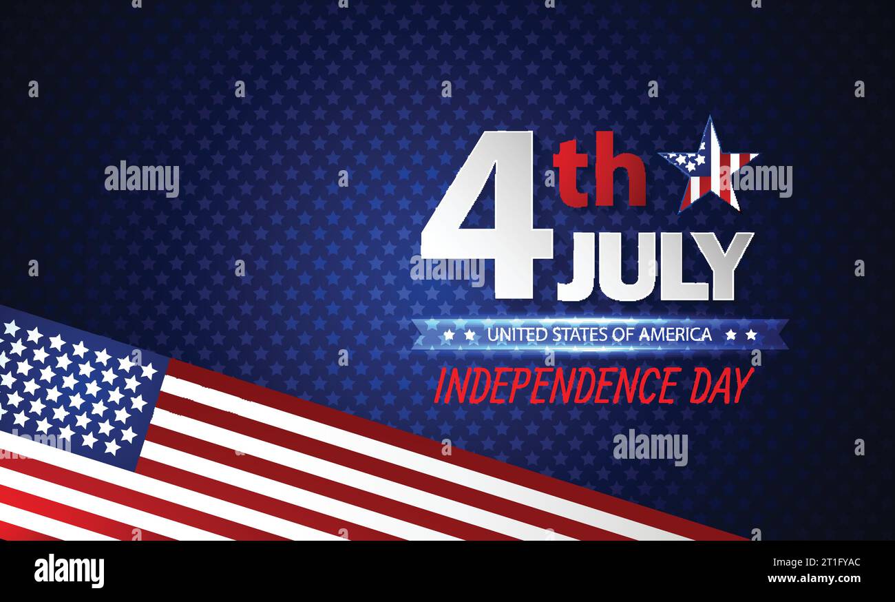 Fourth of July Independence Day. Abstract background. Vector Stock ...