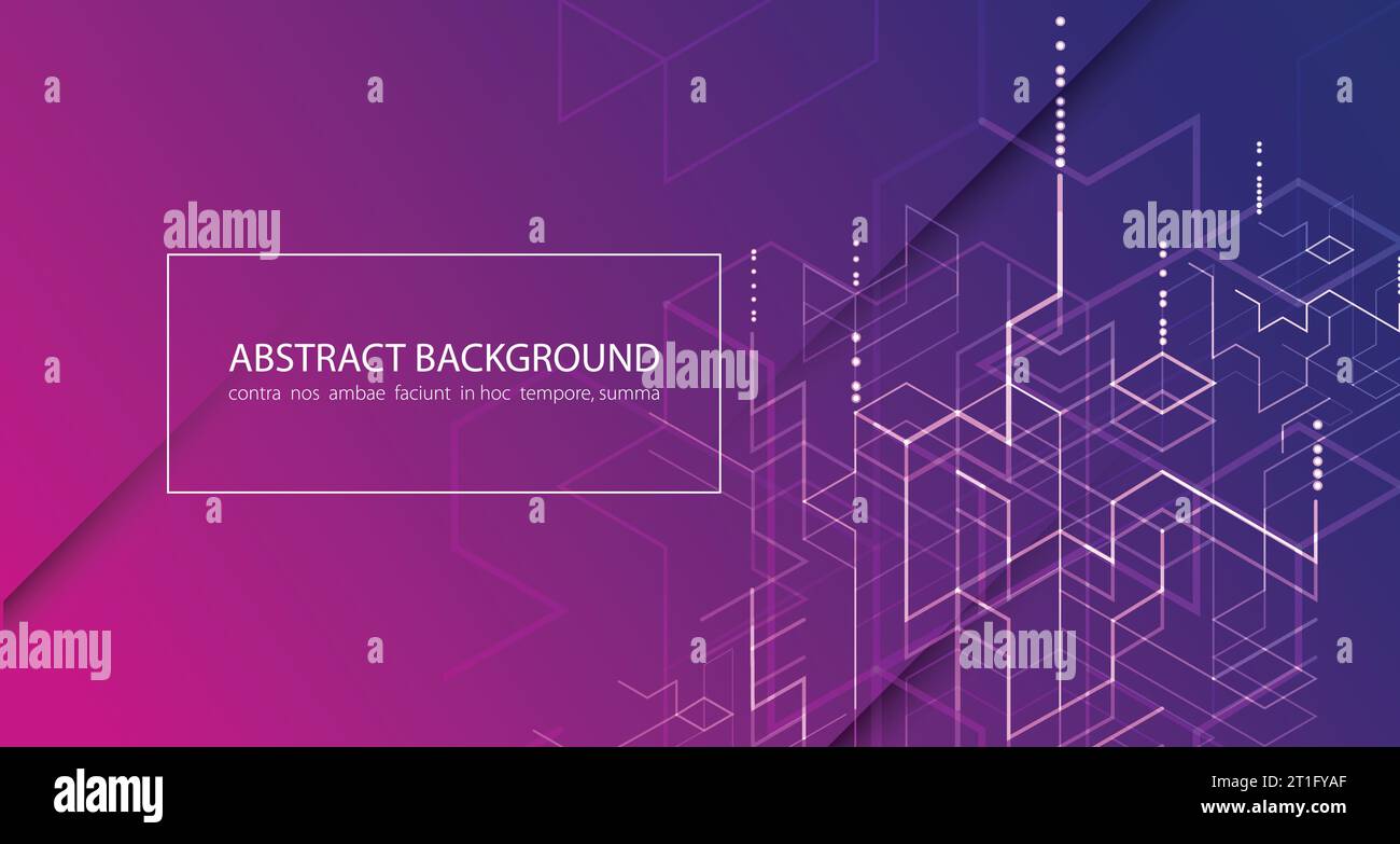 Vector illustration. Digital technology and engineering background ...