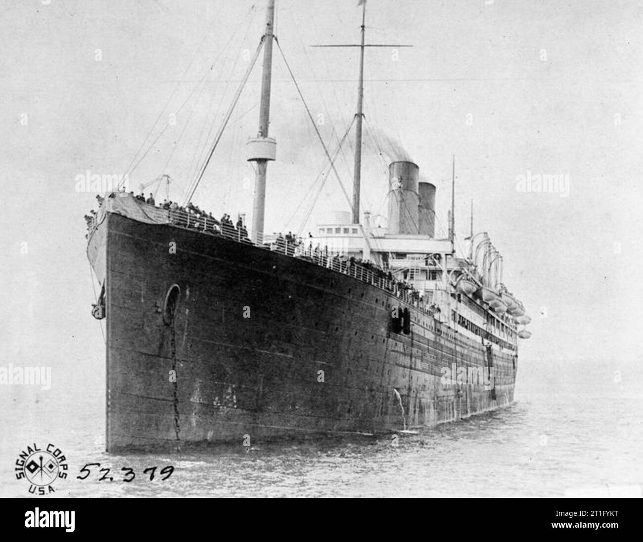 SS ADRIATIC, Brest Finistere, 23 January 1919 Stock Photo - Alamy