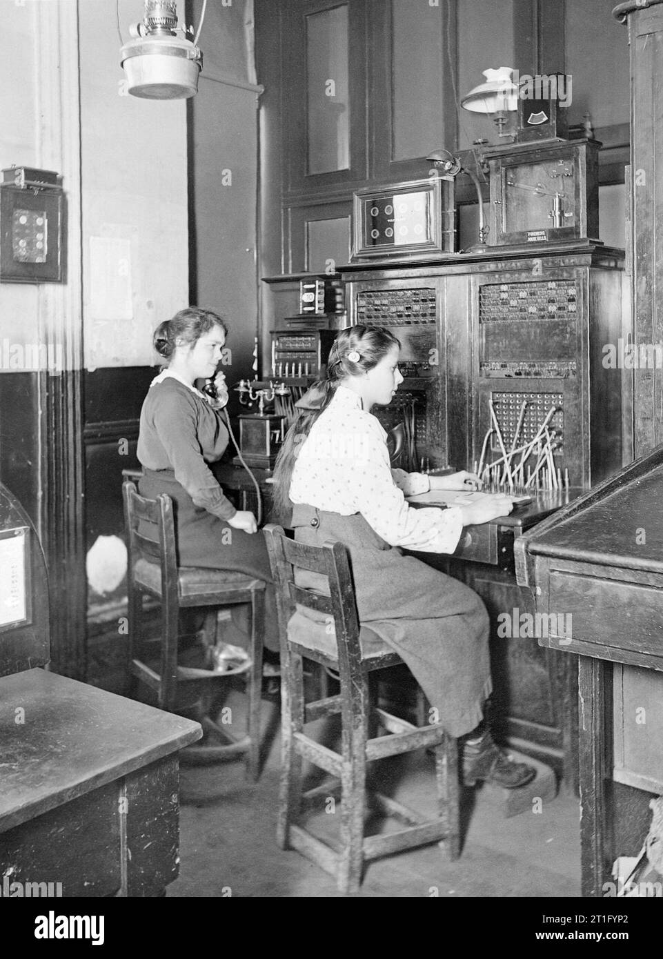 Women at work during the First World War Two women at work at a ...