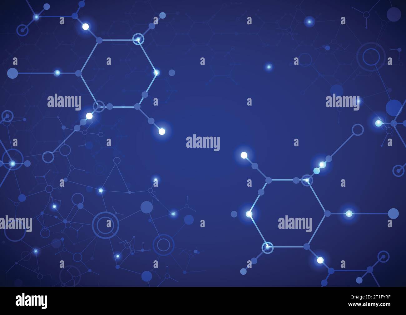 Abstract technology hexagonal background. Connection structure. Science style.Vector Stock ...