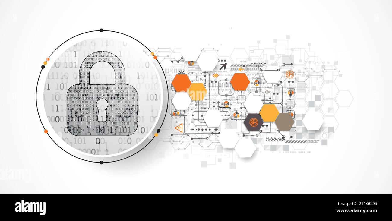 Protection concept. Protect mechanism, system privacy. Vector ...