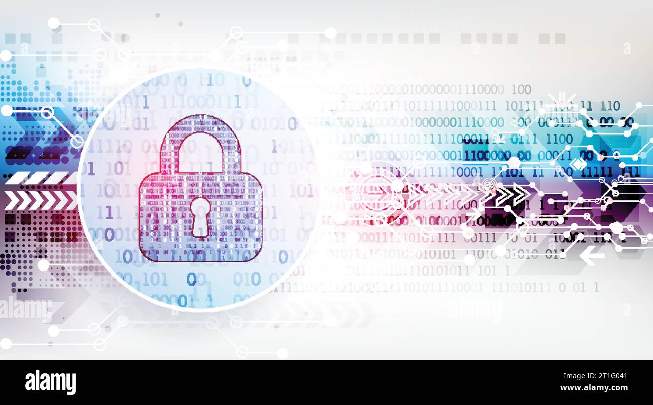 Protection concept. Protect mechanism, system privacy. Vector ...