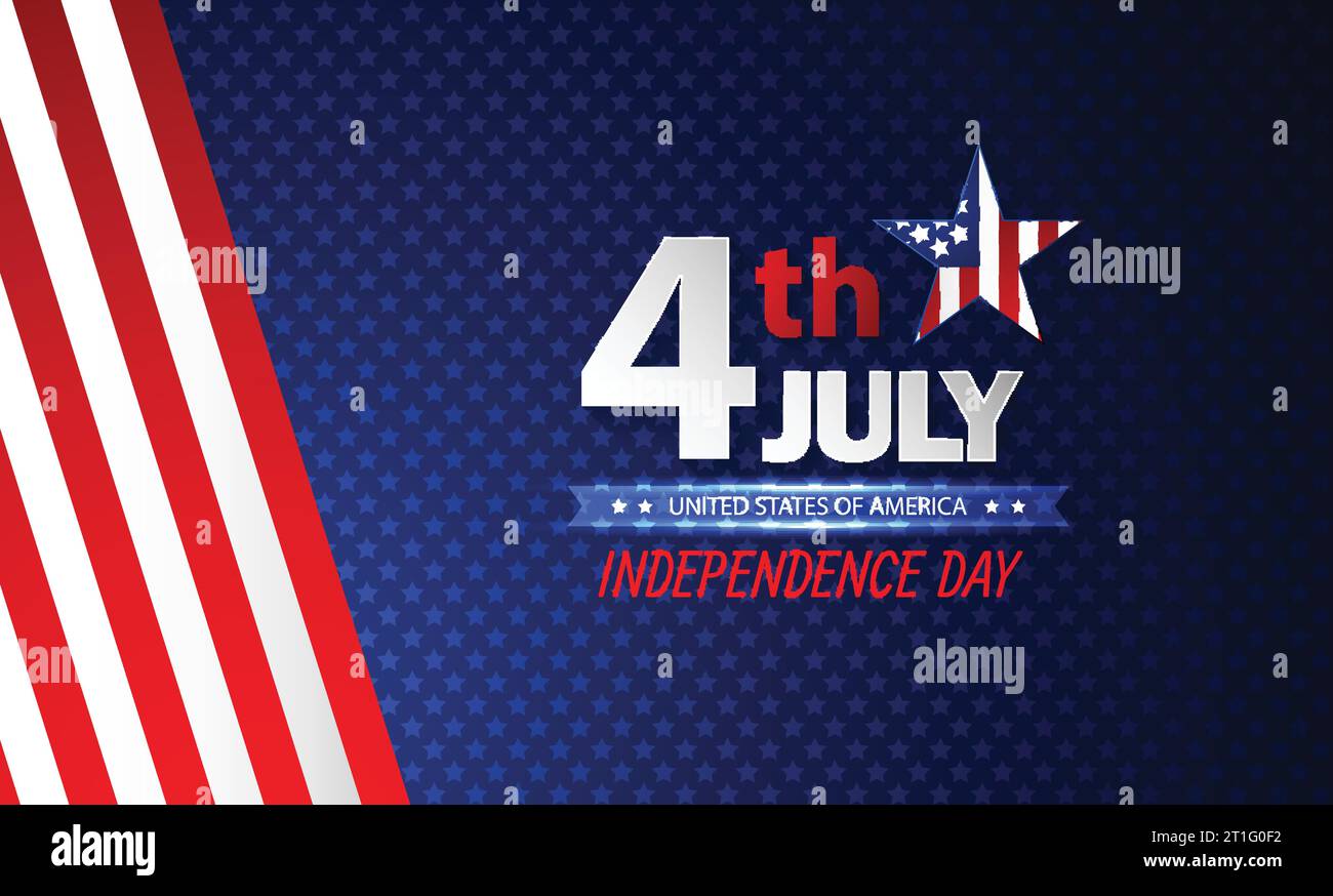 Fourth of July Independence Day. Abstract background. Vector Stock ...
