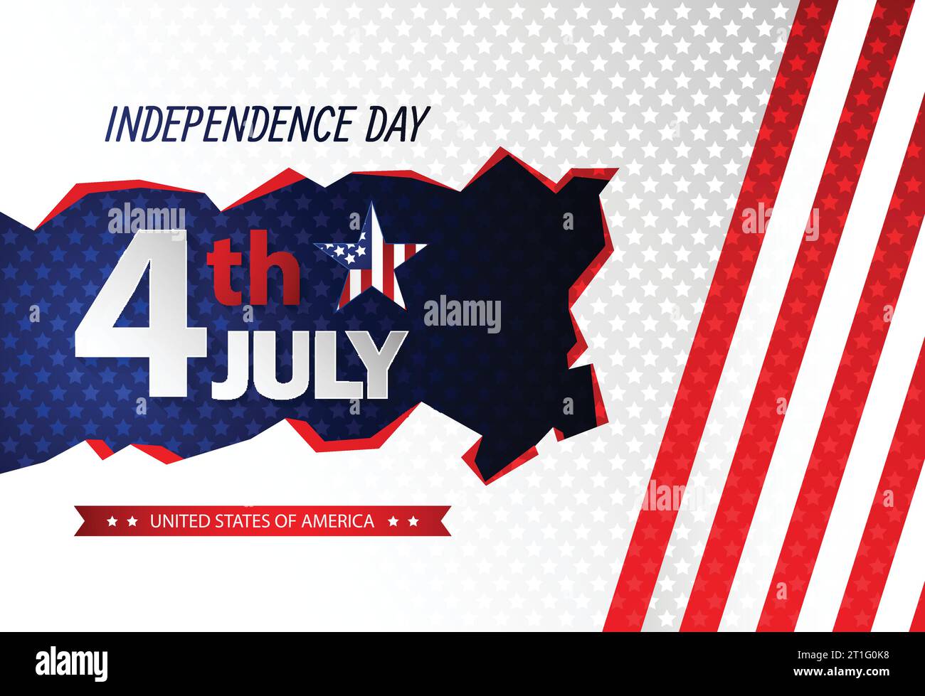 Fourth of July Independence Day. Abstract background. Vector Stock ...