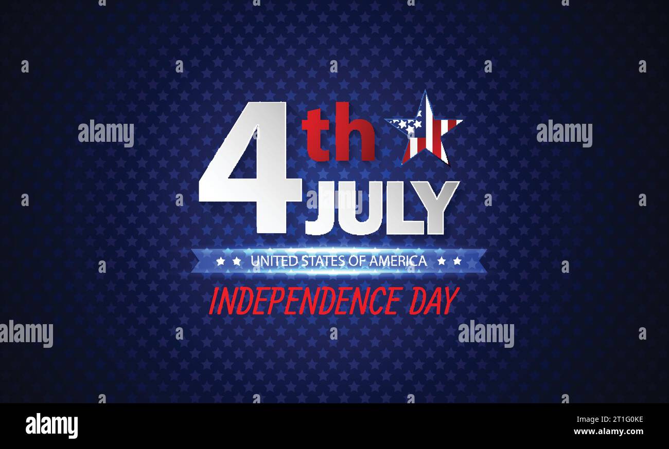 Fourth of July Independence Day. Abstract background. Vector Stock ...