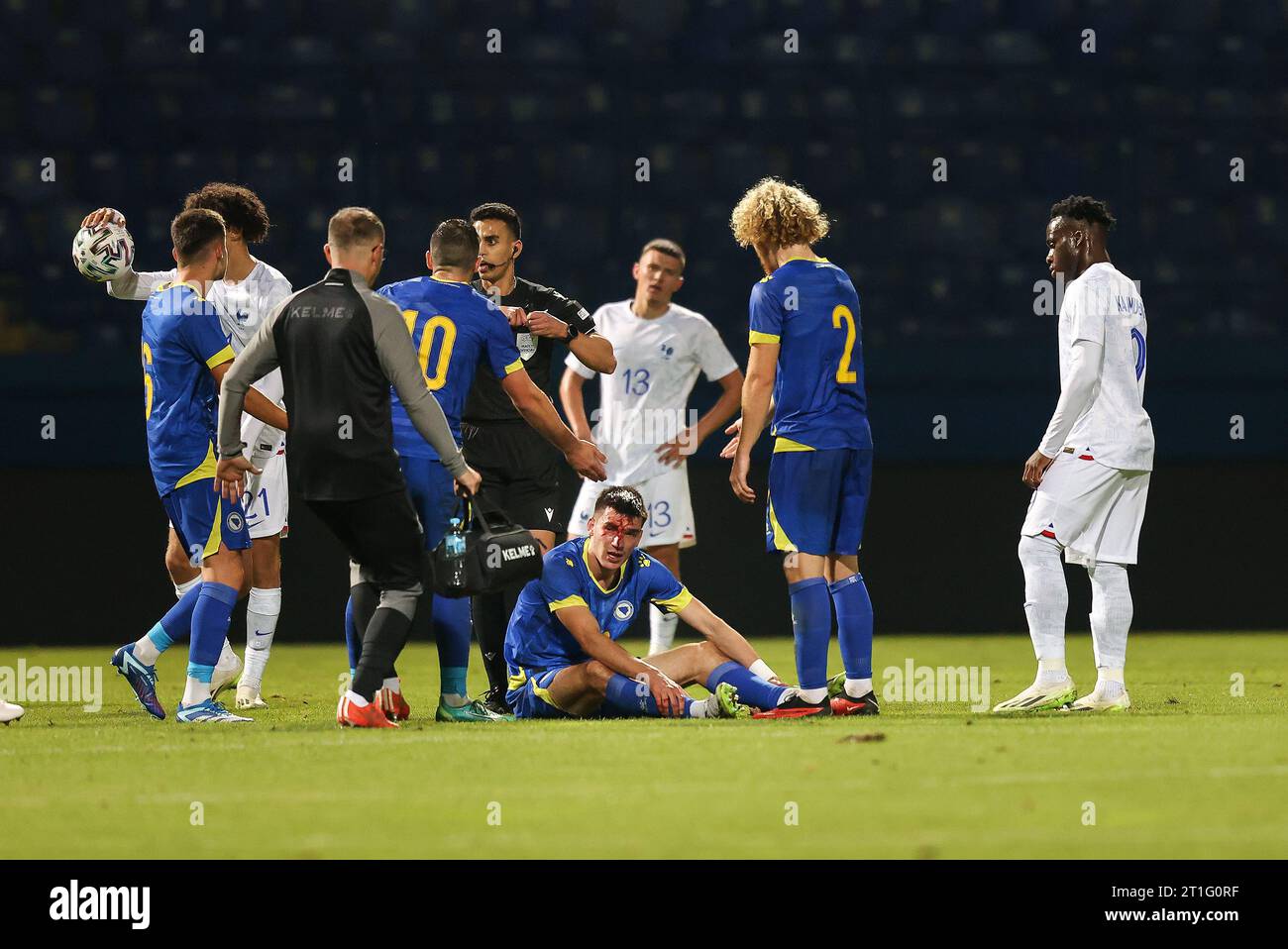 Sarajevo, Bosnia And Herzegovina. 13th Oct, 2023. Filip Cuic of Bih ...