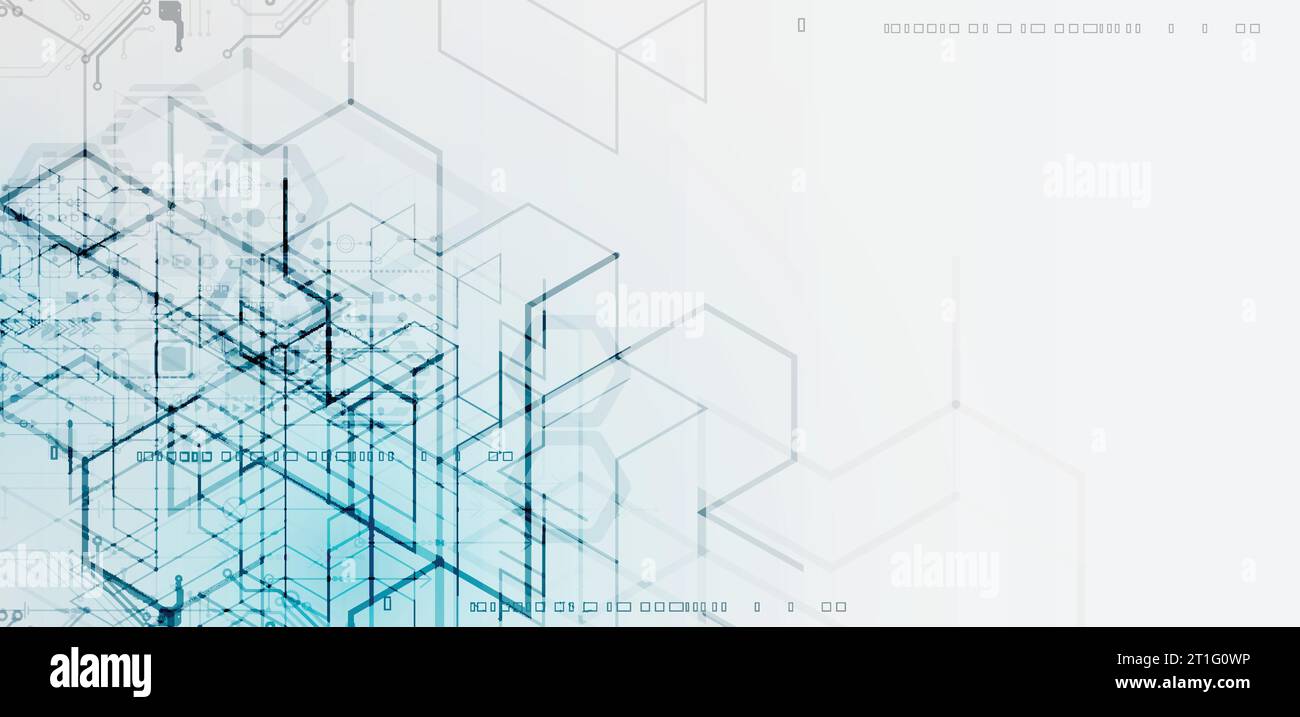 Vector illustration. Digital technology and engineering background Stock Vector Image & Art - Alamy