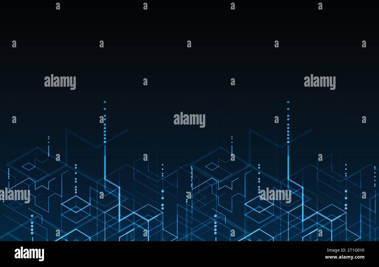 Vector illustration. Digital technology and engineering background Stock Vector Image & Art - Alamy