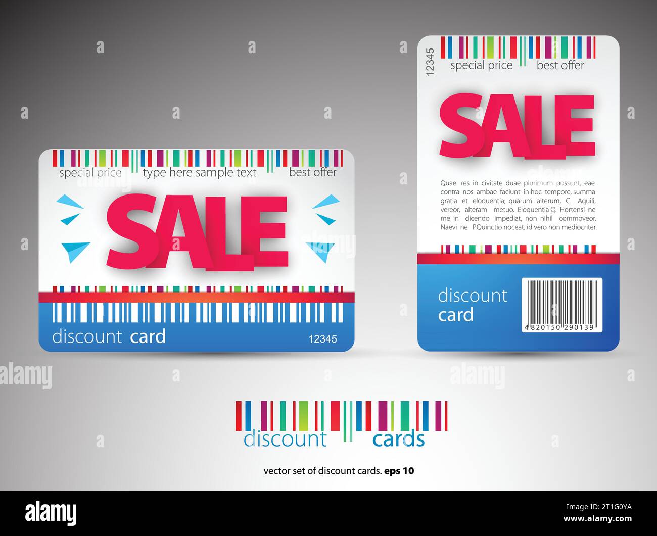 Sale card template design for your business. Vector illustration Stock ...