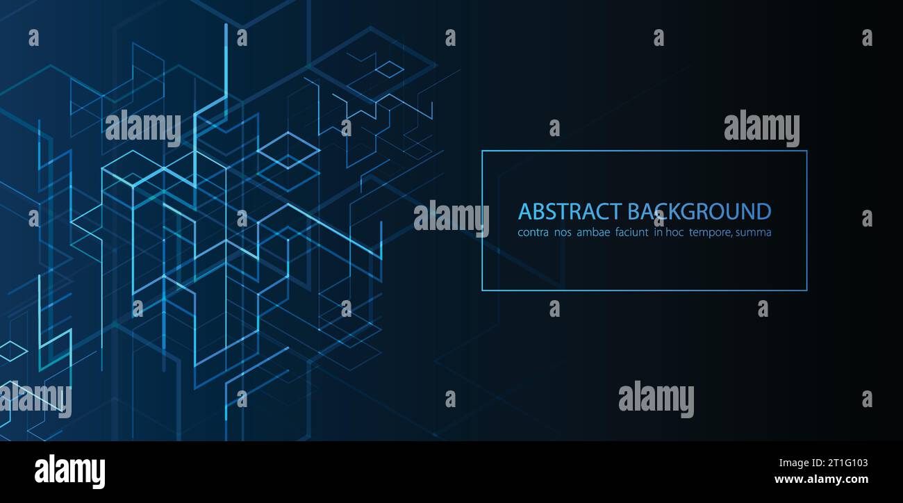 Vector illustration. Digital technology and engineering background ...