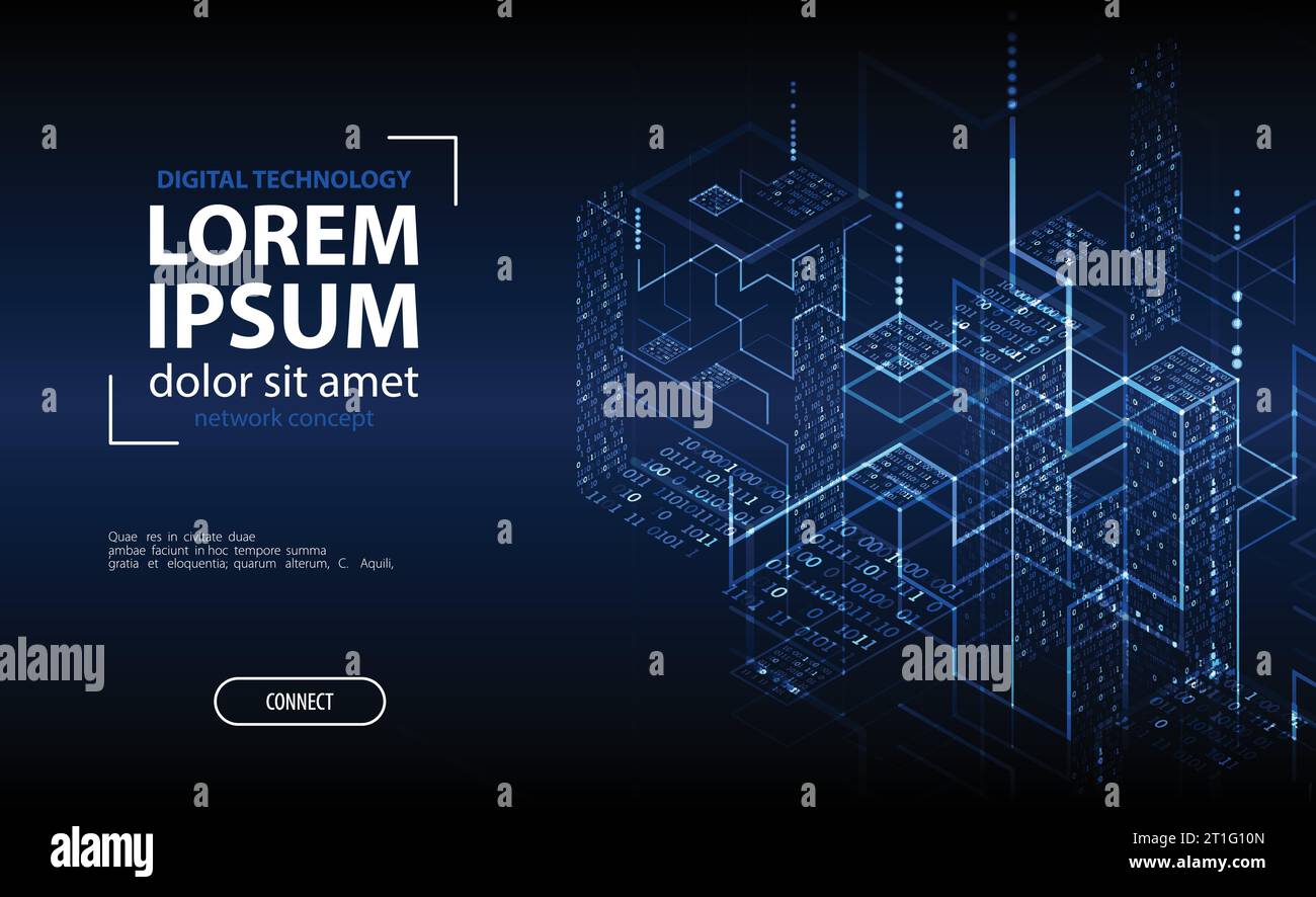 Technology Background Binary Computer Code Vector Illustration Stock Vector Image And Art Alamy