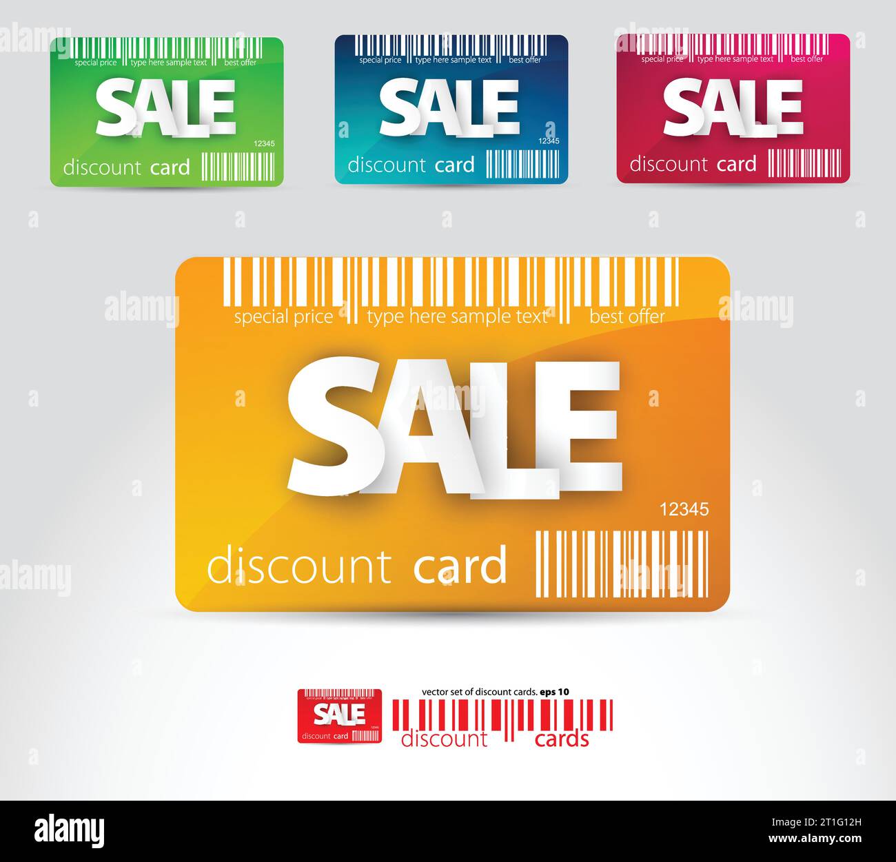 Sale card template design for your business. Vector illustration Stock ...