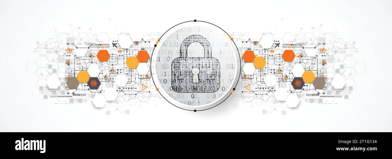 Protection concept. Protect mechanism, system privacy. Vector ...