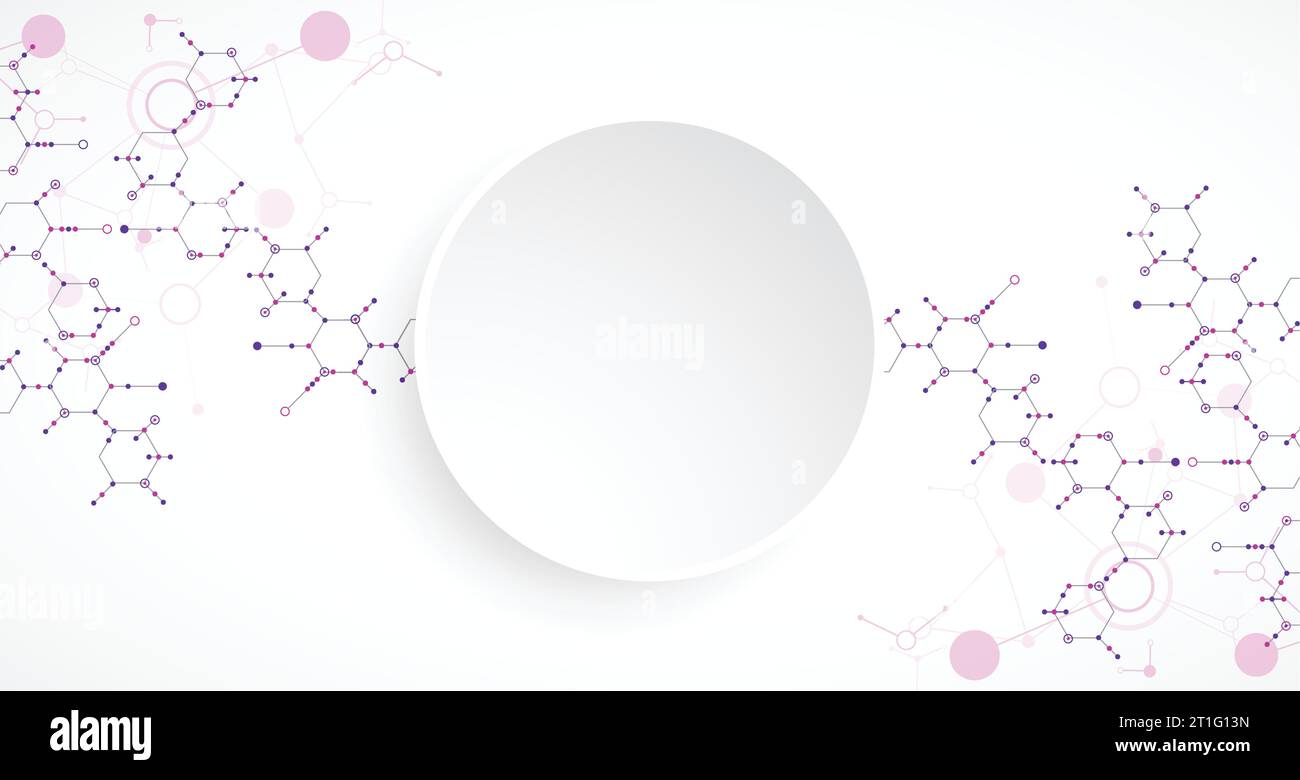 Abstract technology hexagonal background. Connection structure. Science style.Vector Stock ...