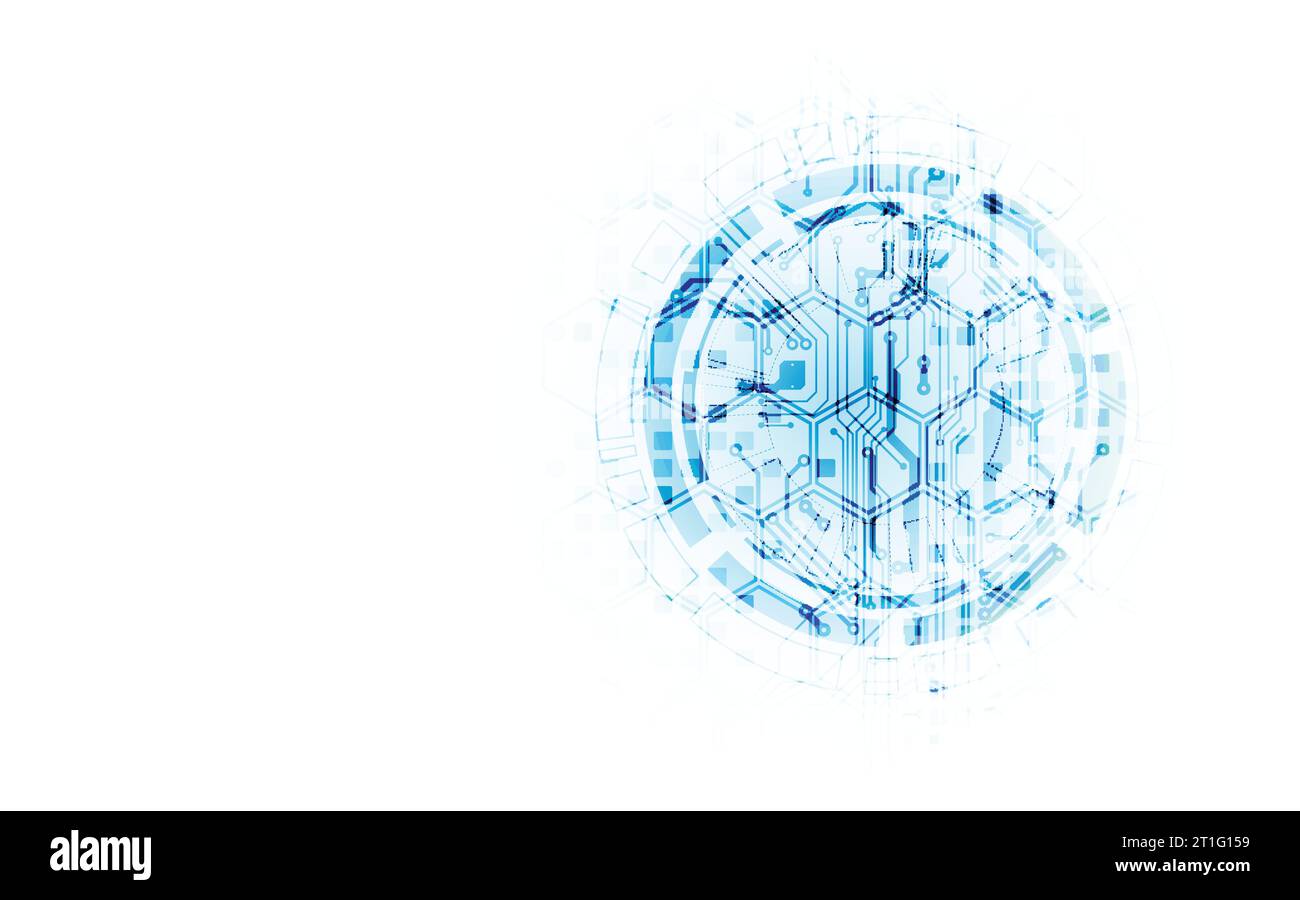 Bright technological background. A creative idea for your business ...