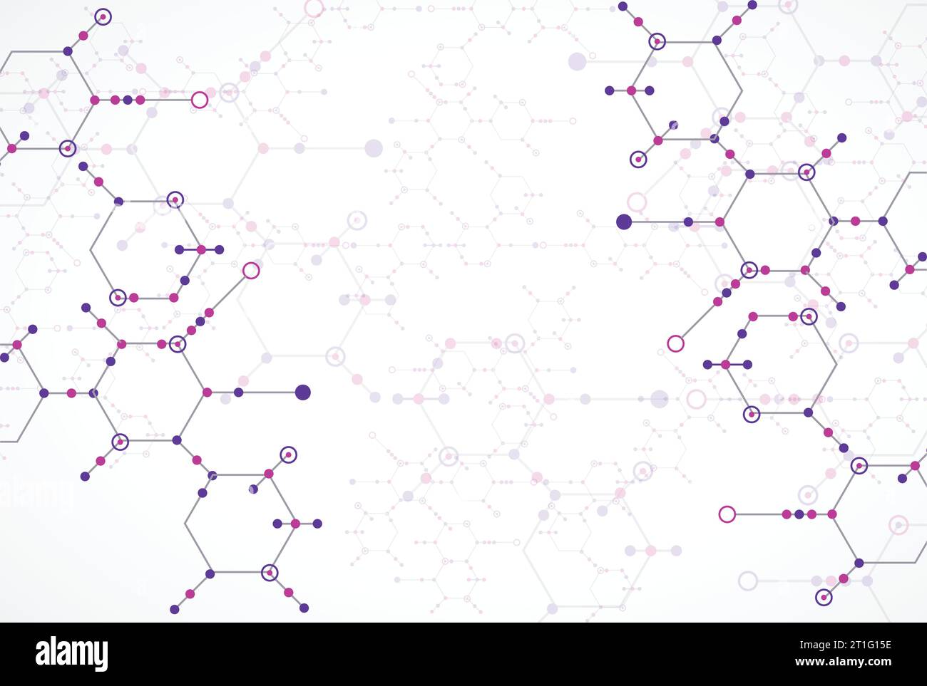 Abstract technology hexagonal background. Connection structure. Science style.Vector Stock ...