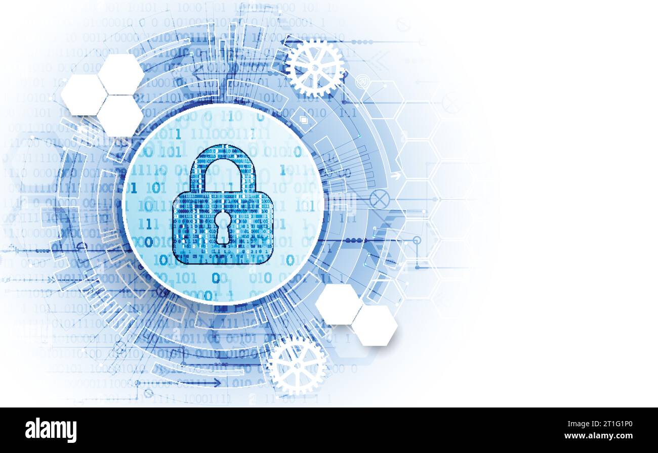 Protection concept. Protect mechanism, system privacy. Vector ...