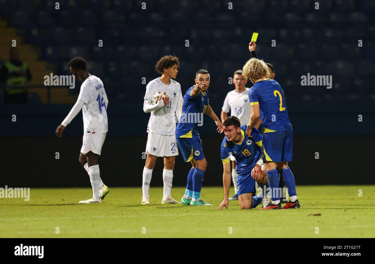 Sarajevo, Bosnia And Herzegovina. 13th Oct, 2023. Filip Cuic of Bih ...