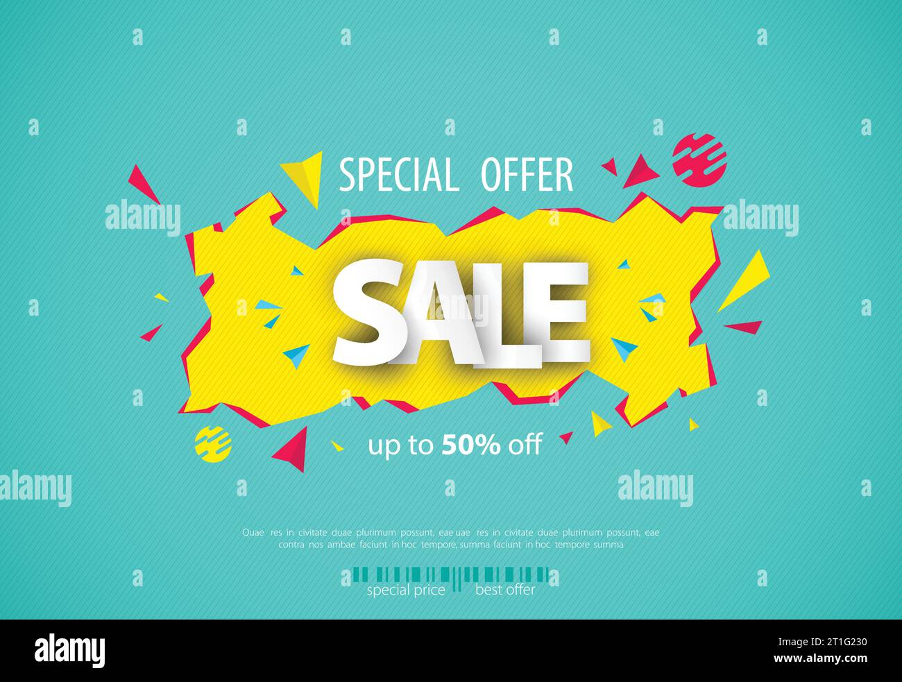 Sale banner template design for your business. Vector illustration ...