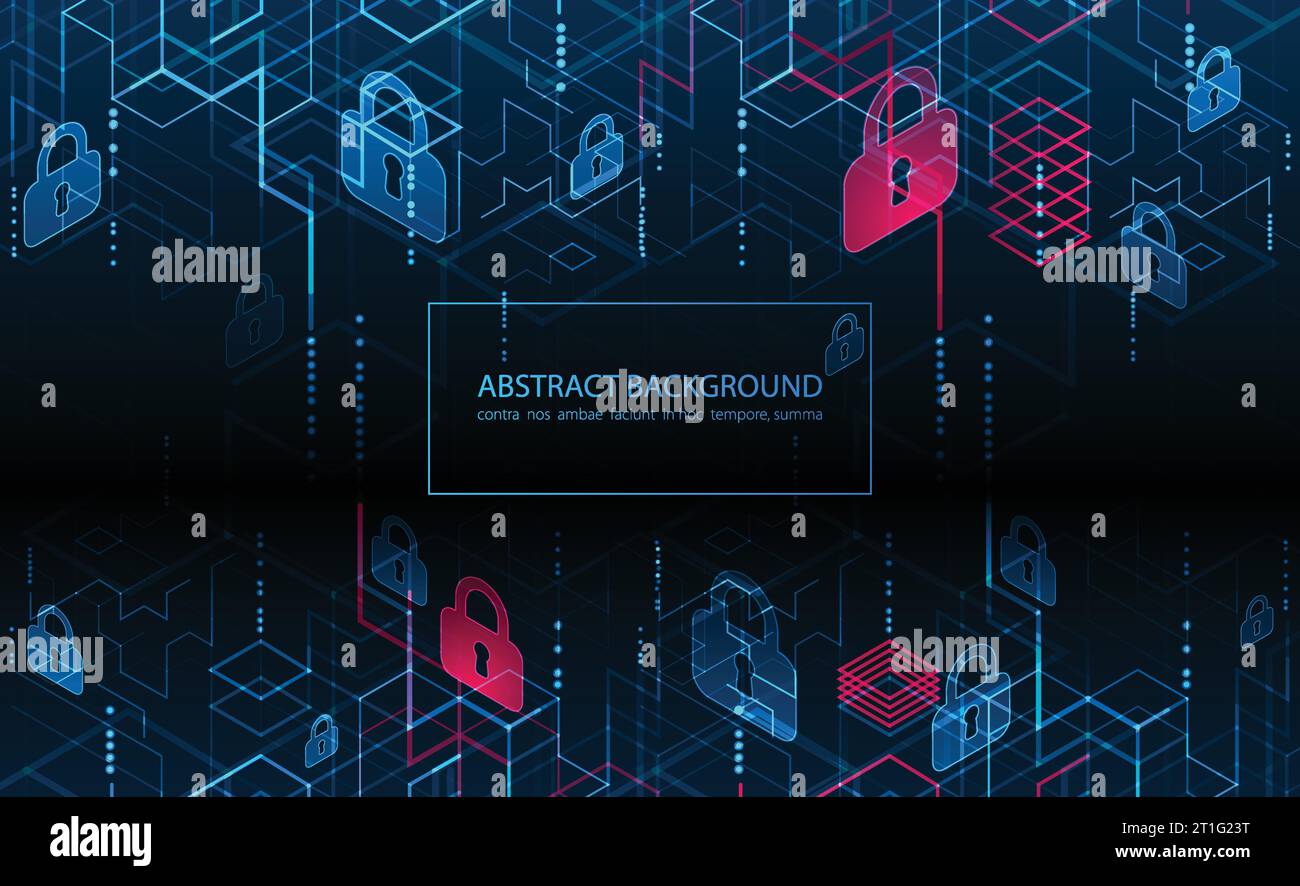 Protection mechanism, system privacy. Vector illustration Stock Vector ...