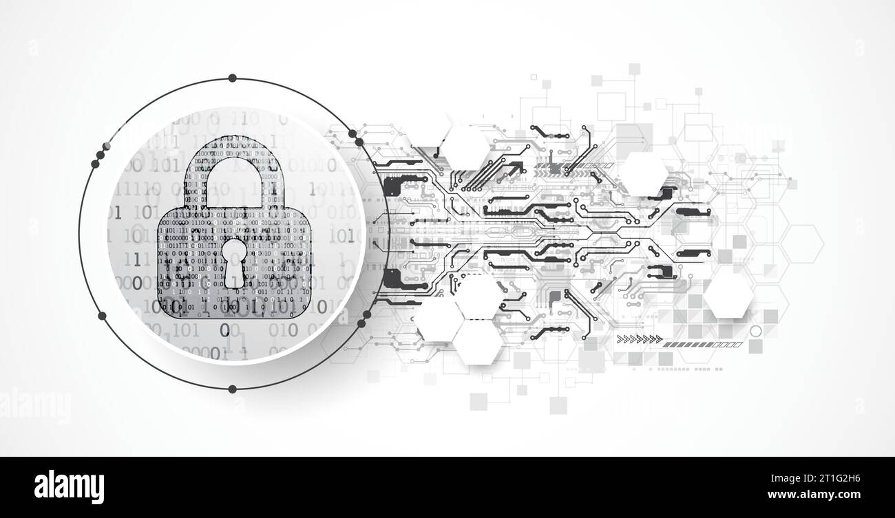 Protection concept. Protect mechanism, system privacy. Vector ...