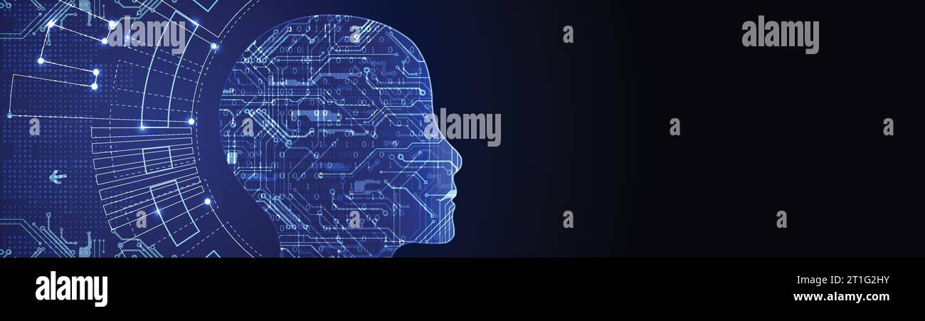 Artificial intelligence concept. Technology background. Vector science ...
