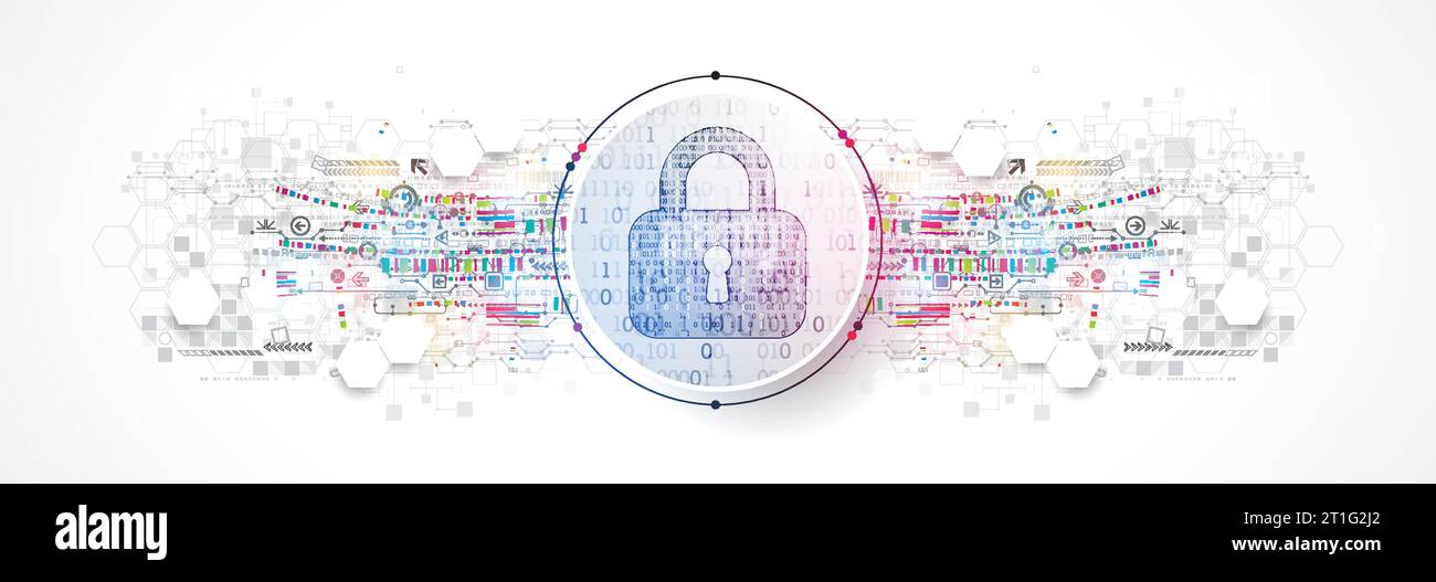 Protection concept. Protect mechanism, system privacy. Vector ...