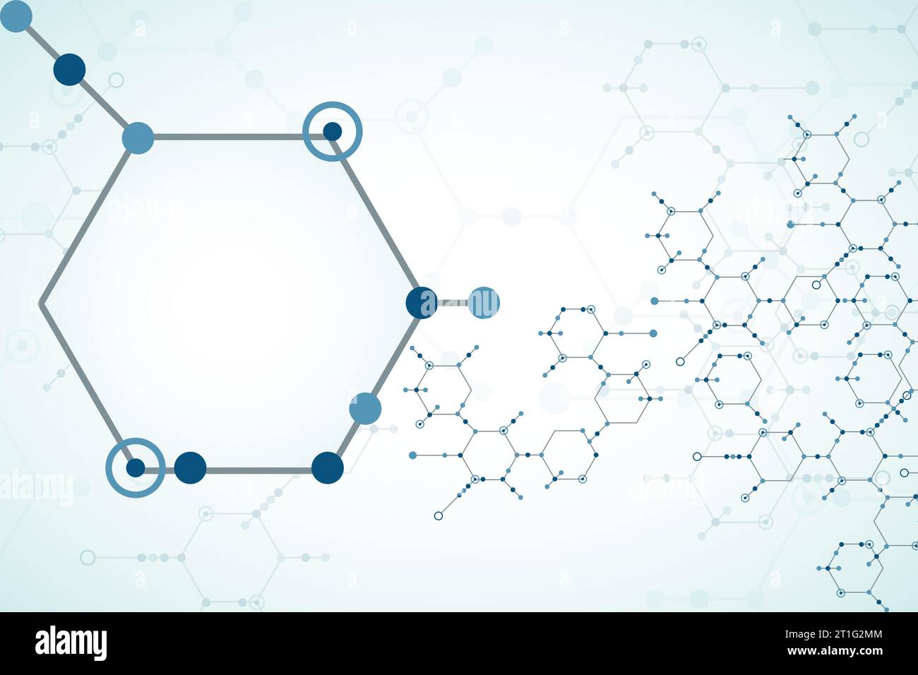 Abstract technology hexagonal background. Connection structure. Science style.Vector Stock ...