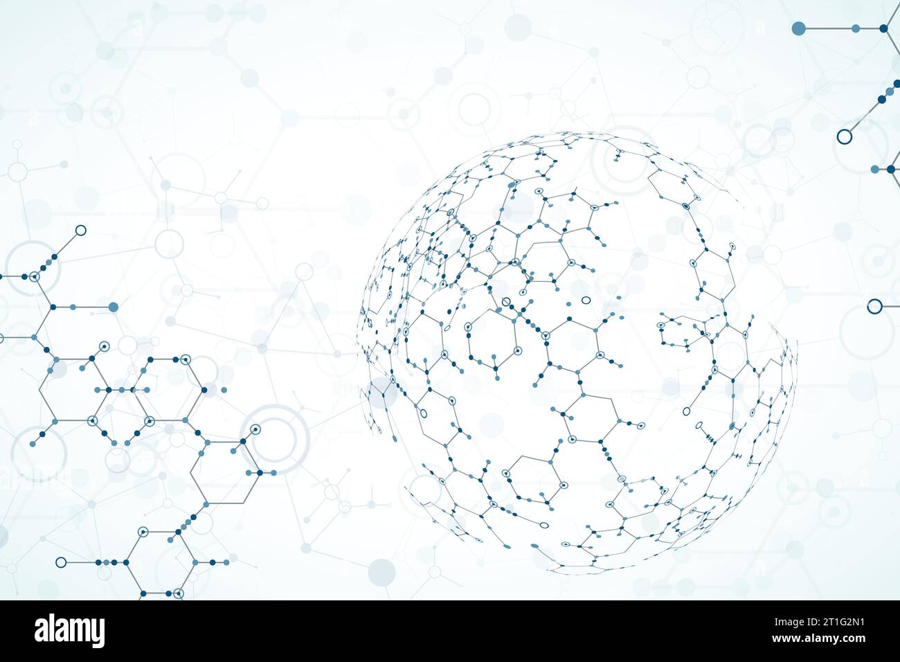 Abstract technology hexagonal background. Connection structure. Science style.Vector Stock ...