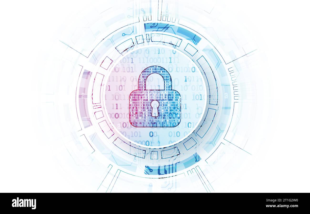 Protection concept. Protect mechanism, system privacy. Vector ...