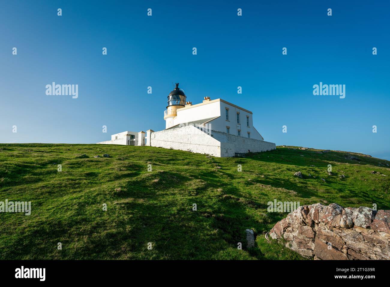 Historical Stoer lighthouse Raffin Lairg Scotland north of Lochinver ...