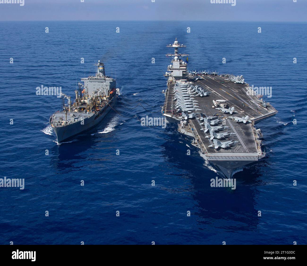 Mediterranean Sea, United States. 11 October, 2023. The U.S. Navy Ford ...