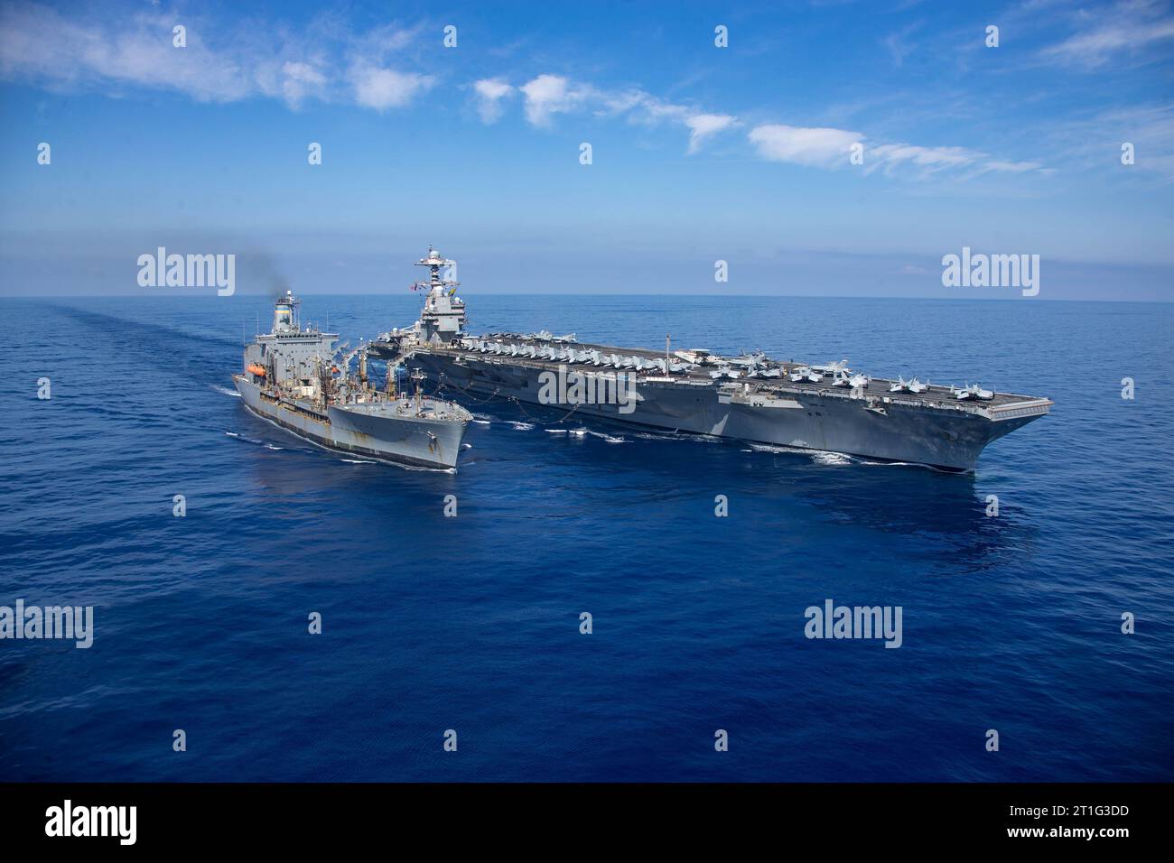 Mediterranean Sea, United States. 11 October, 2023. The U.S. Navy Ford ...