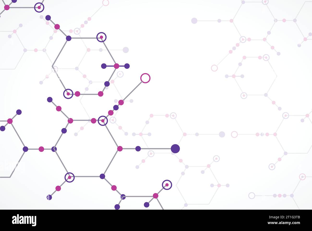 Abstract technology hexagonal background. Connection structure. Science style.Vector Stock ...
