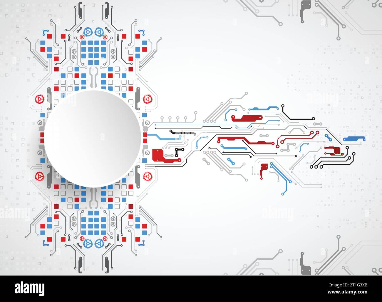 Abstract technology circuit board. Communication concept Stock Vector ...