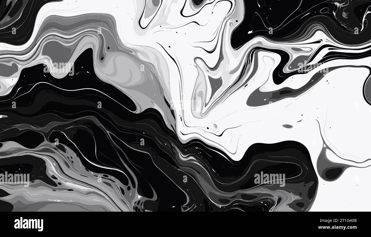 Abstract black marble texture, background pattern. Vector illustration ...