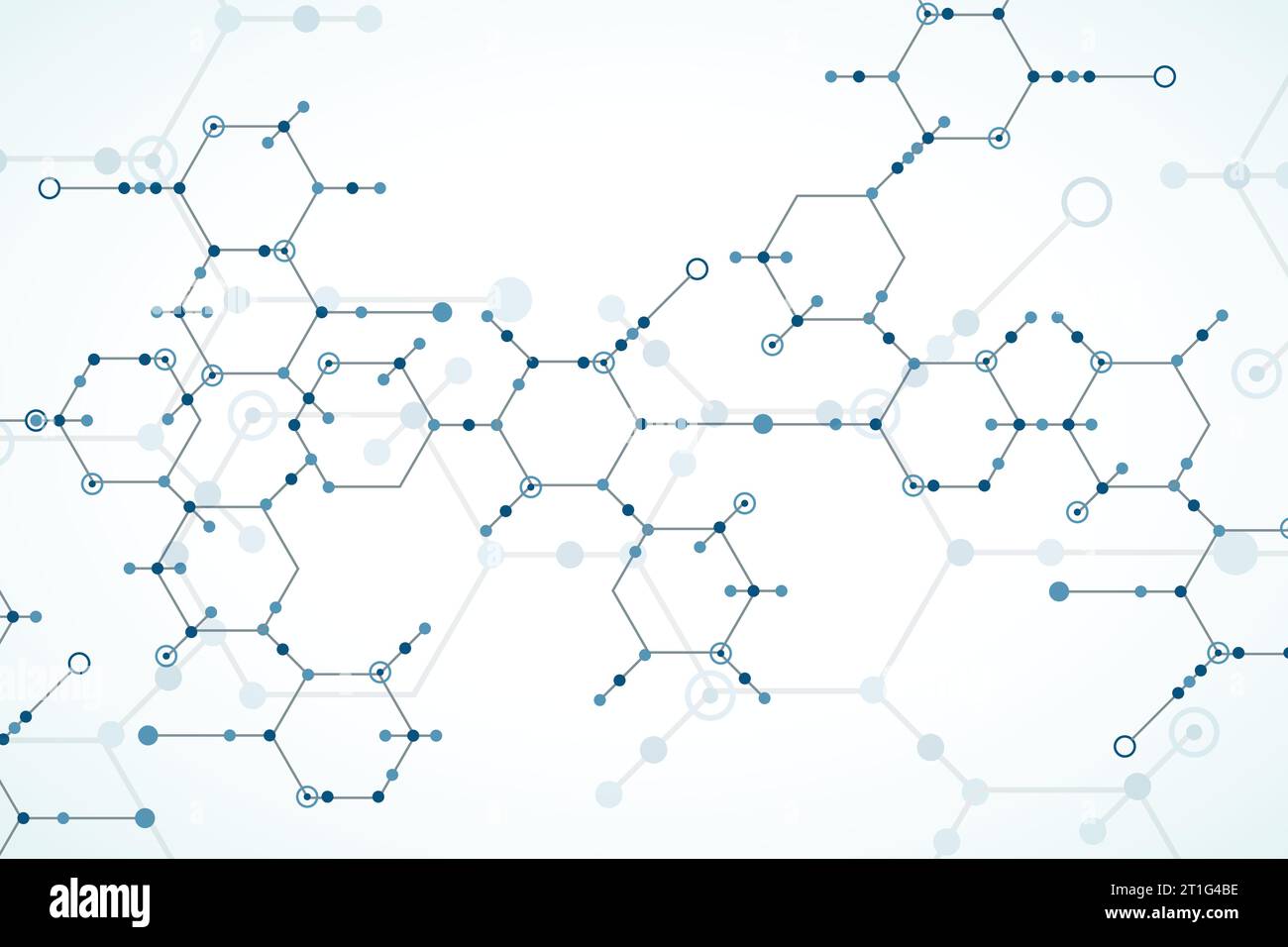 Abstract technology hexagonal background. Connection structure. Science style.Vector Stock ...