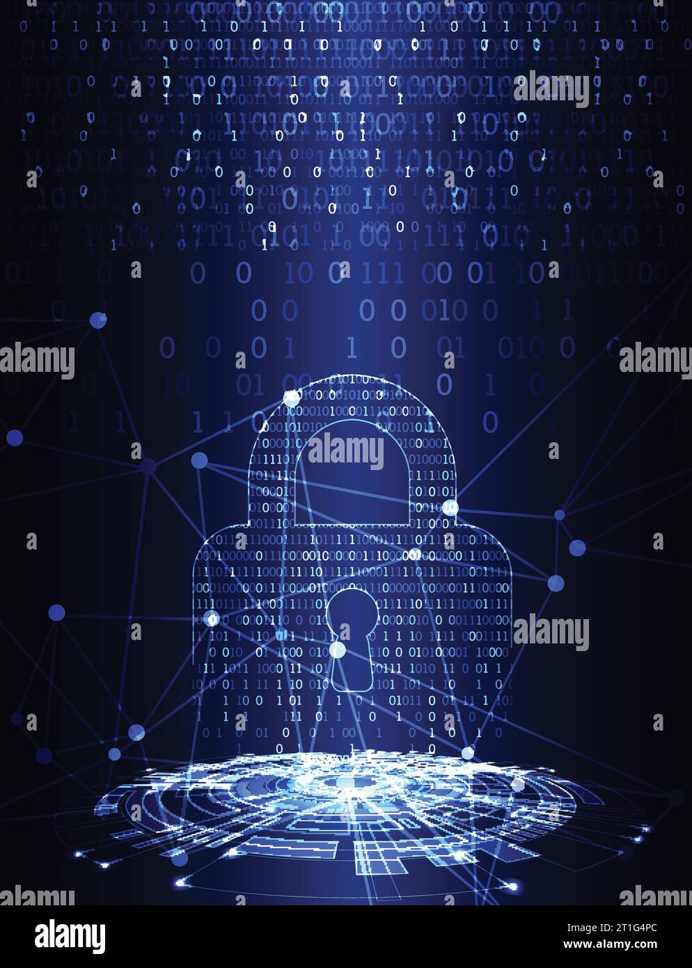 Protection concept. Protect mechanism, system privacy. Vector ...