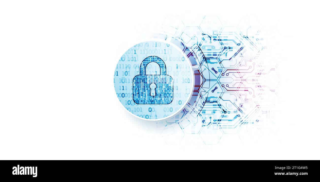 Protection concept. Protect mechanism, system privacy. Vector ...