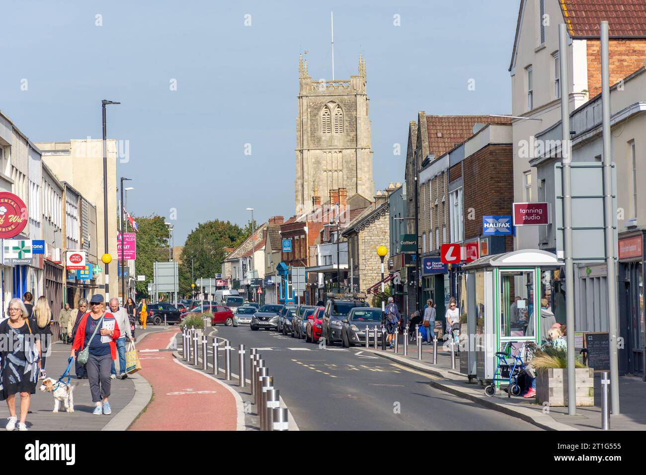 High Street Keynsham Somerset England United Kingdom Stock Photo High Street Keynsham Somerset England United Kingdom Stock Photo