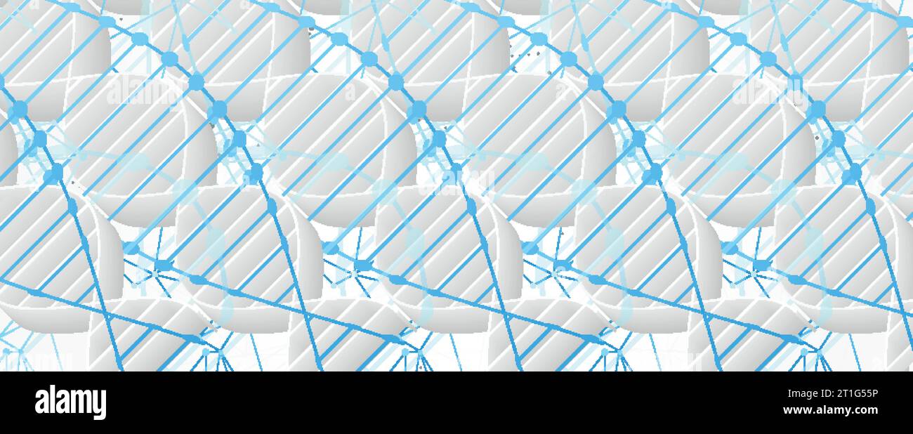 Science template, abstract background with a 3D DNA molecules. Vector ...