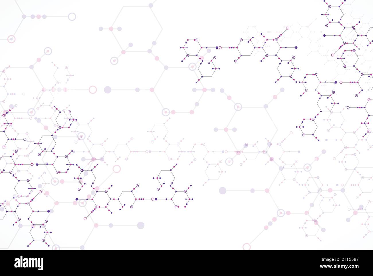 Abstract technology hexagonal background. Connection structure. Science style.Vector Stock ...