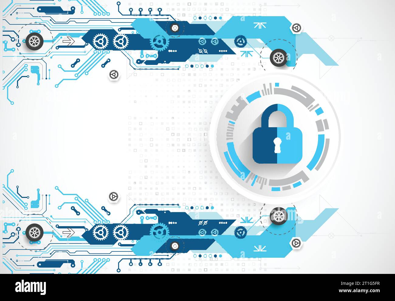 Protection concept. Protect mechanism, system privacy. Vector ...