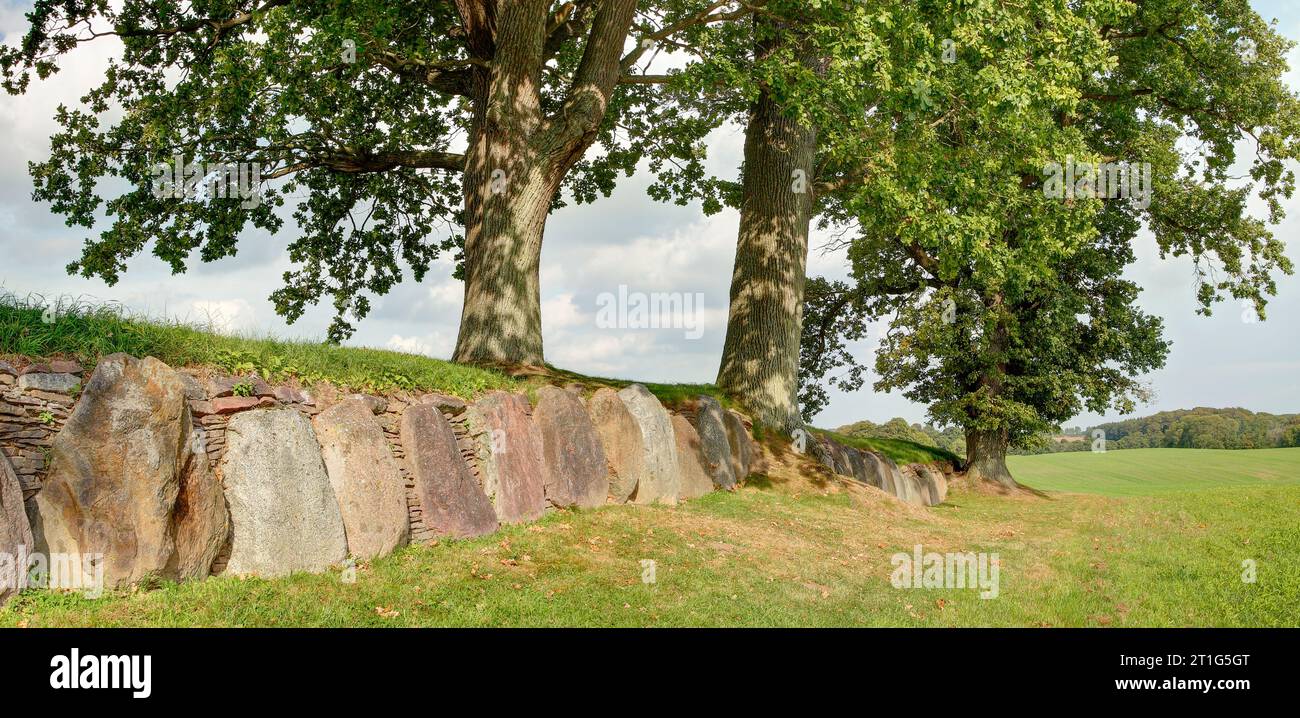The megalithic grave near Karlsminde dates back to the Neolithic period ...