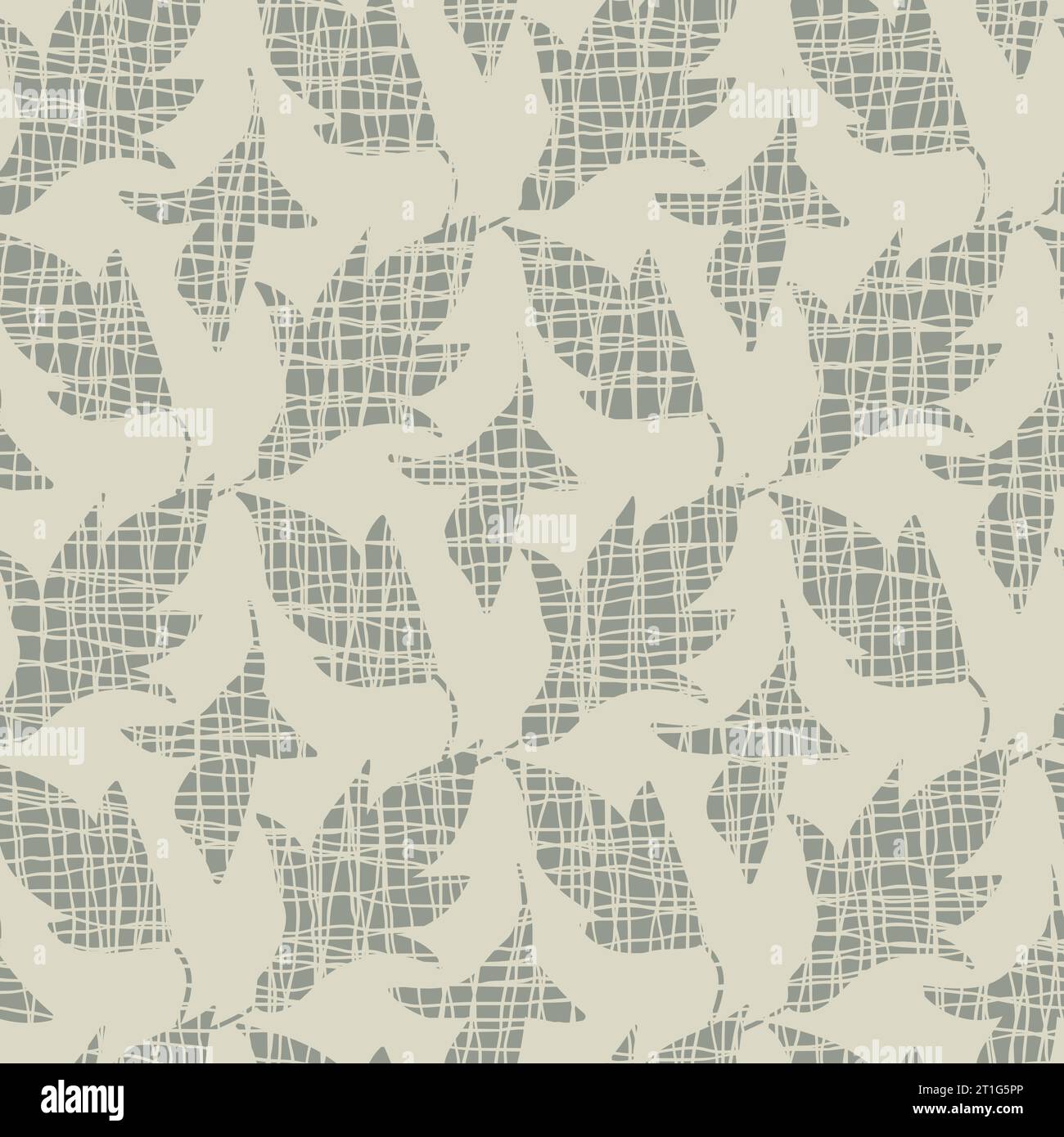 Abstract modern style leaf seamless vector pattern background. Textural ...