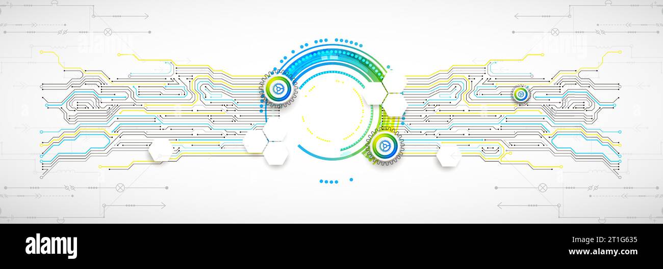 Abstract technology circuit board. Communication concept Stock Vector ...