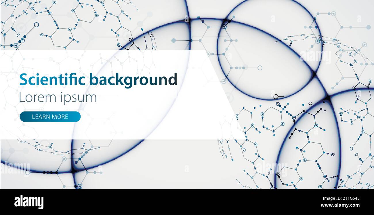 Abstract technology hexagonal background. Connection structure. Science ...