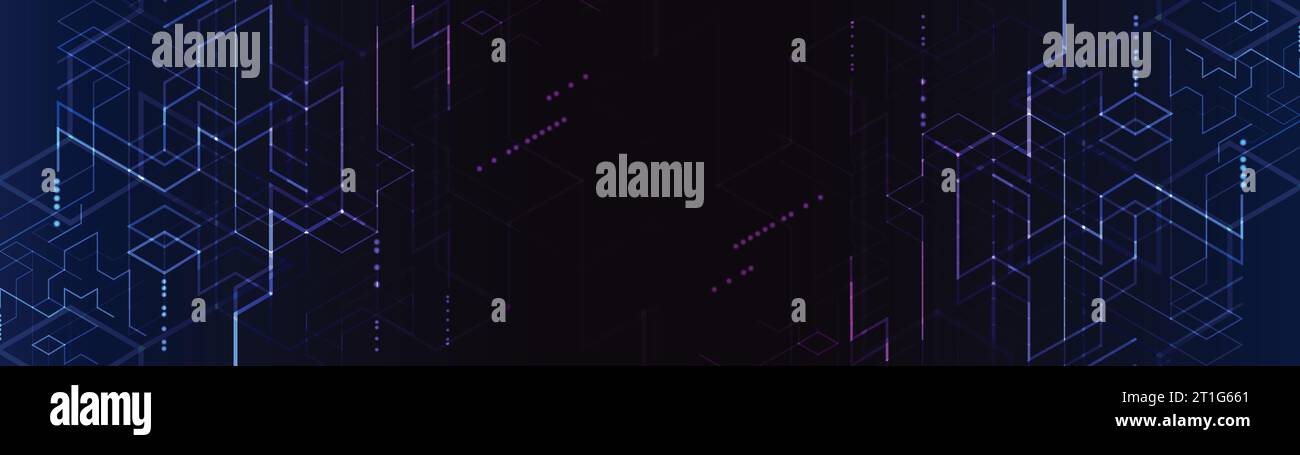 Vector illustration. Digital technology and engineering background ...